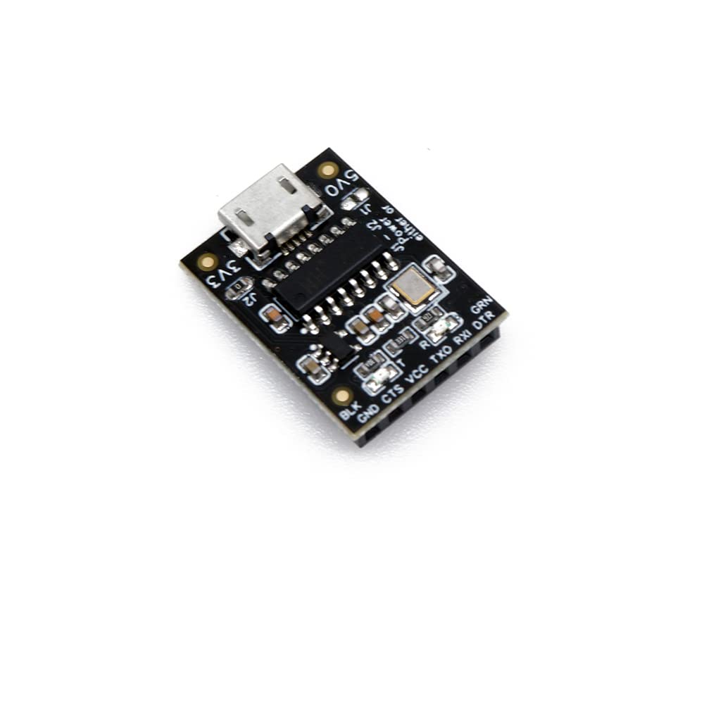 Treedix USB to TTL Converter CH340 Module 3.3V/5.5v Serial Converter Development Tool with Micro USB Adapter for Arduino