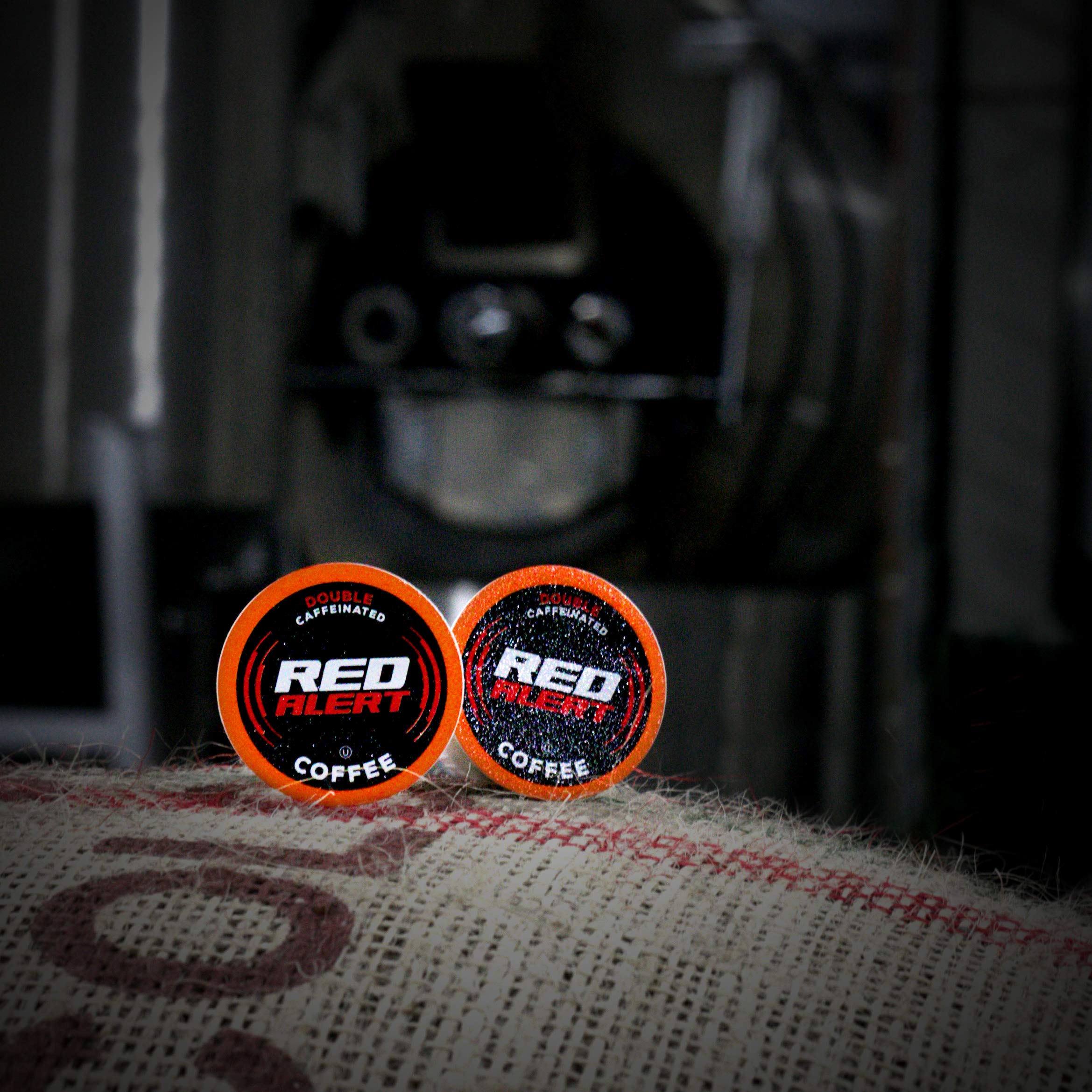 Red Alert Coffee Extra Strong Coffee Pods (Recyclable) Compatible With 2.0 Keurig K Cup Brewers, Caffeine, 40 Count (Pack of 1)