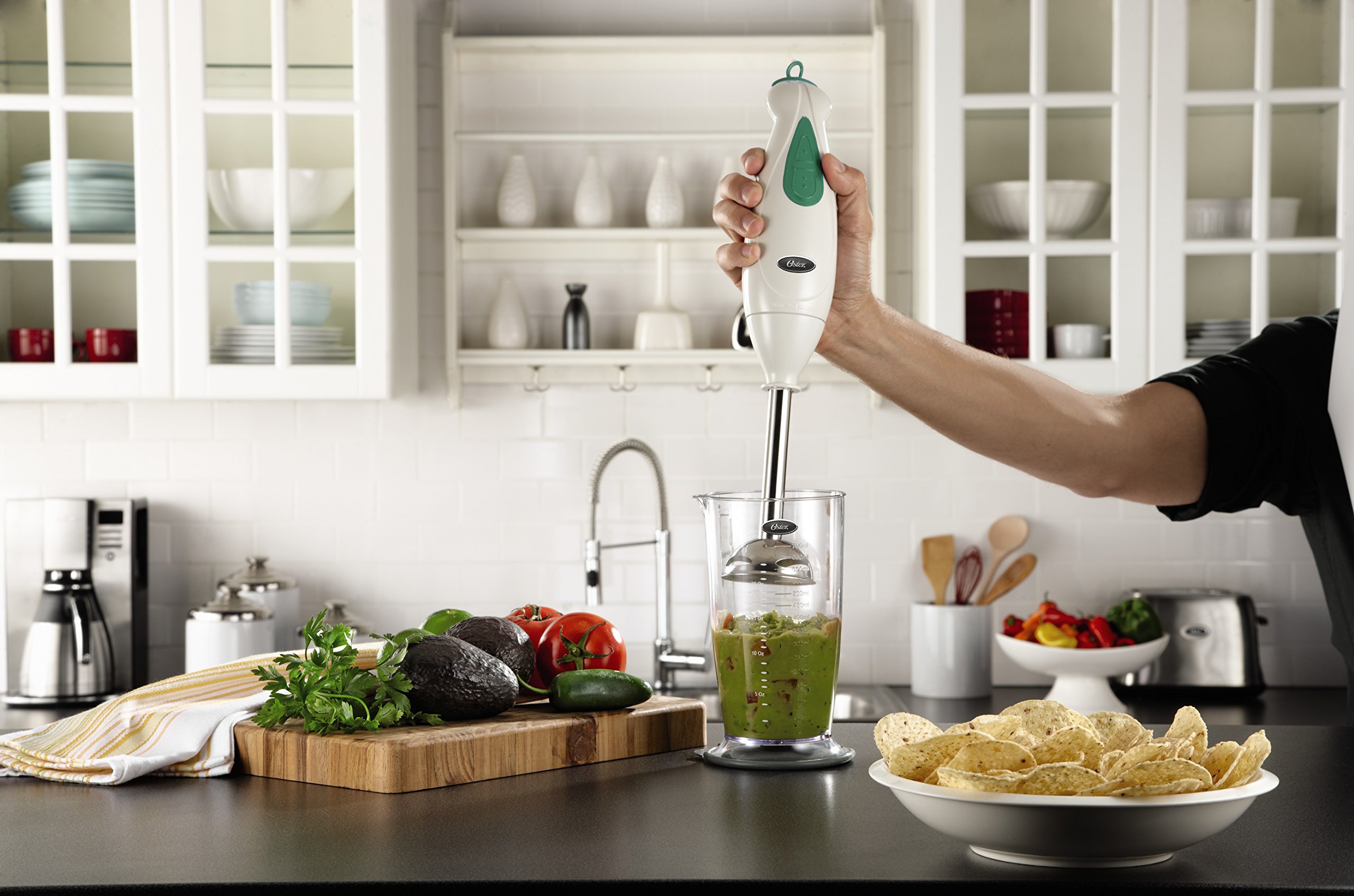 Oster FPSTHB2602 Accentuate Two Speed Hand Blender, 250-watt, Green
