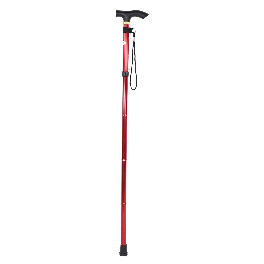 Outdoor Foldable Walking Stick Folding Walking Stick Anti‑Slip Hiking Stick for Men Women for Elderly Walking[Trekking Poles]