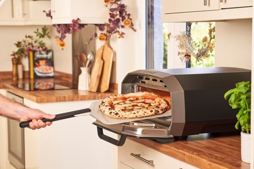 Ooni 12" Pizza Peel – Long Handle Super Smooth Aluminium Pizza Paddle – Lightweight Pizza Turning Peel – Ooni Outdoor Pizza Oven Accessories