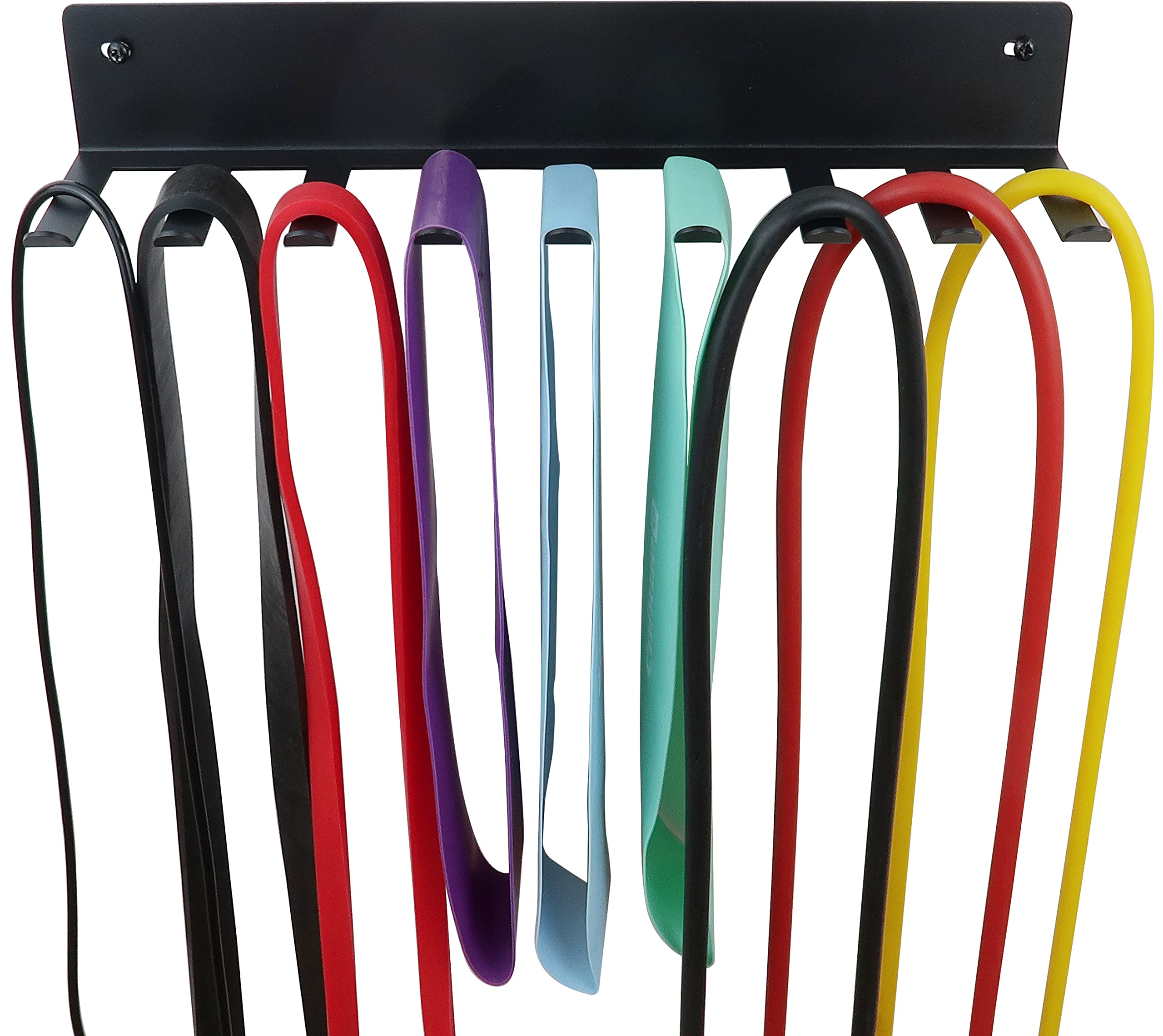 Multi-Purpose Storage Rack Resistance Bands Rack Gym Storage Rack Fitness Bands Rack Heavy Duty Rack for Resistance Bands, Straps, Jump Ropes, Foam Rollers, Chains, Weight Belts, Tools (S)