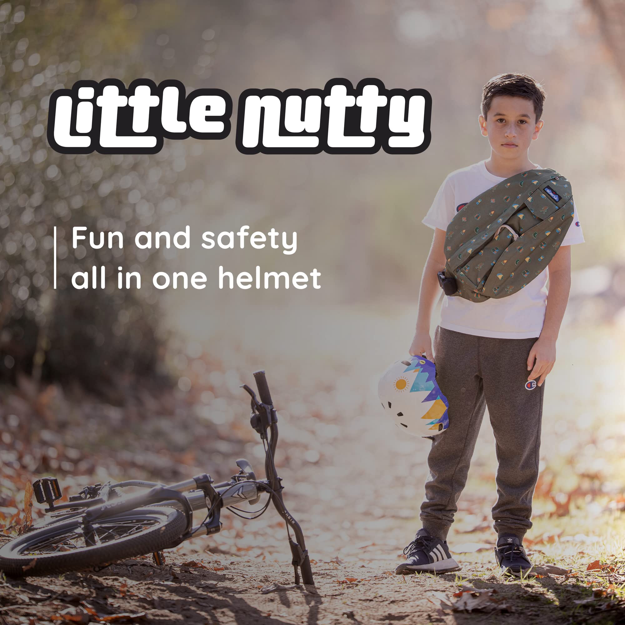 Nutcase, Little Nutty, Kids Bike Helmet with MIPS Protection System and Removable Visor, Vibe MIPS, Toddler