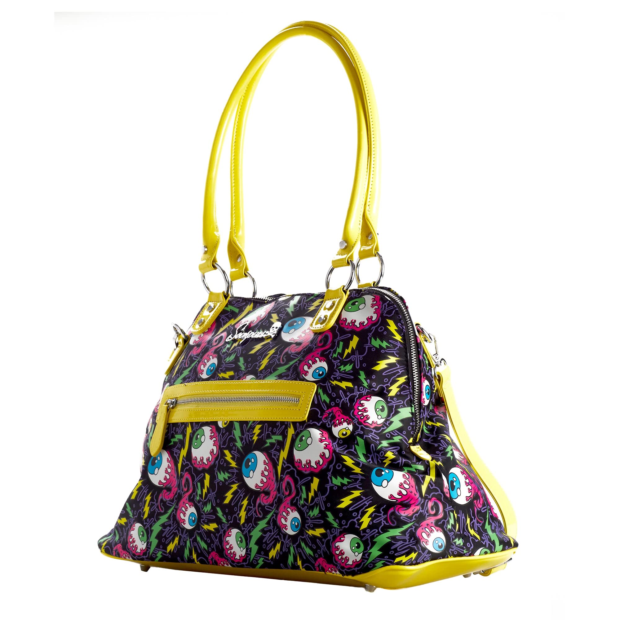 Sourpuss Travel Bag Purse (Electric Eyeballs)