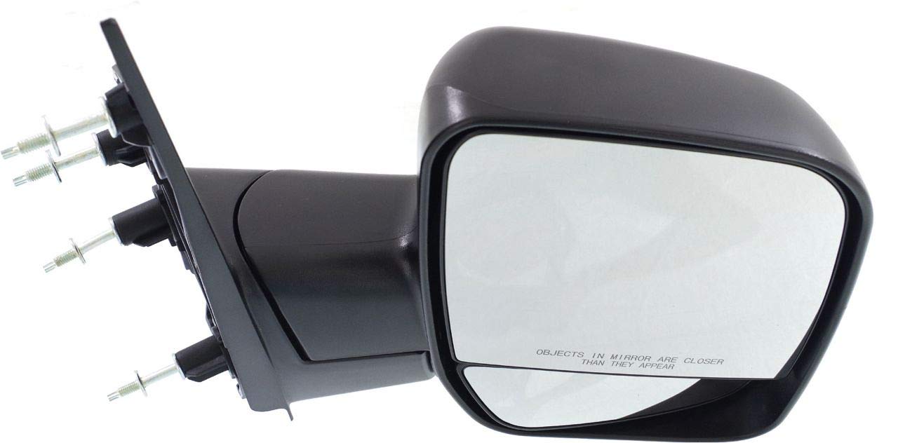 Kool Vue Right Manual Door Mirror Compatible With Ford E-350 Super Duty 2002-2008 Without Puddle Lamp Textured