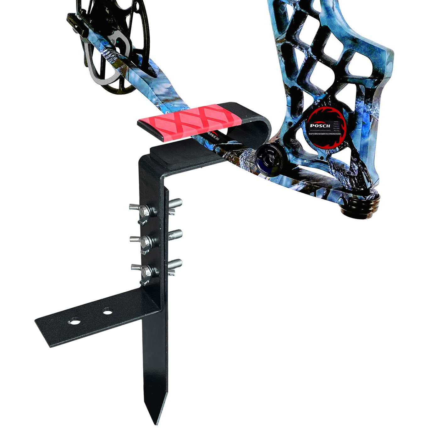 Posch Sports Bow Buddy Compound Bow Holder Treestand Ground Blind Crossbow Removable Bow Holder for Archery Hunting