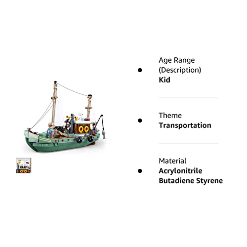 Sluban MODELBRICKS-Fishing-Boat 610pcs