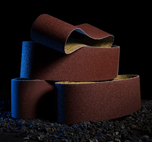 Sanding Belts 10 Pack 4×36 Inch Aluminum Oxide Sanding Belt for Belt Sander 2 Each of 80 120 150 240 400 Grits Belt Sander Paper