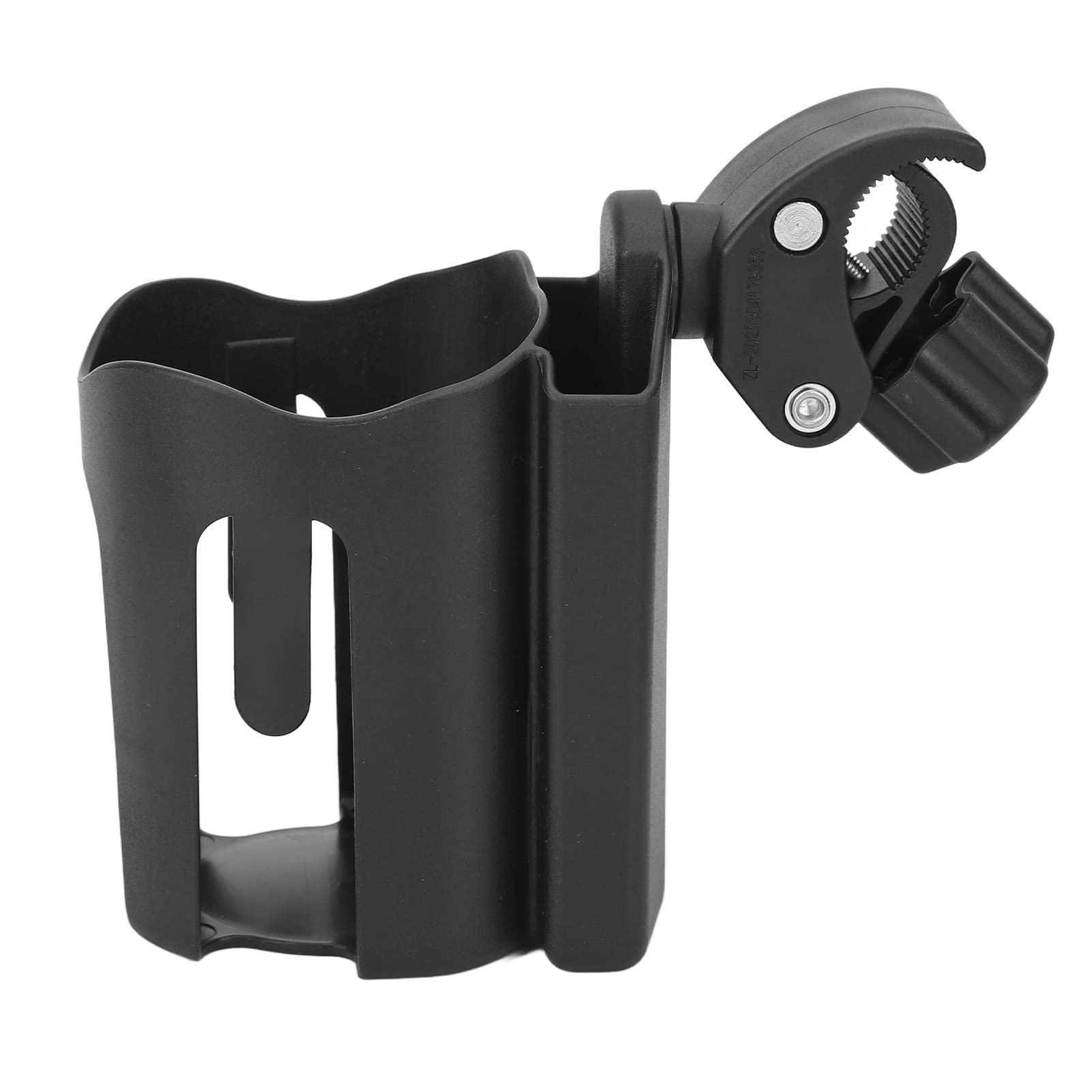 Universal Cup Holder, Stroller Cup Holder, Bike Cup Holder, Large Caliber Designed Cup Holder, Cup Drink Holder for Stroller, Bike, Wheelchair, Walker, Black