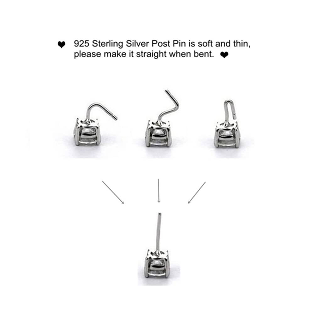 Minimalist Round Ocean Wave Tiny Stud Earrings for Women Men Sterling Silver Simple Small Studs Tragus Post Hypoallergenic Holiday Sea Beach Jewelry Gifts for Surfer Lover (Silver)