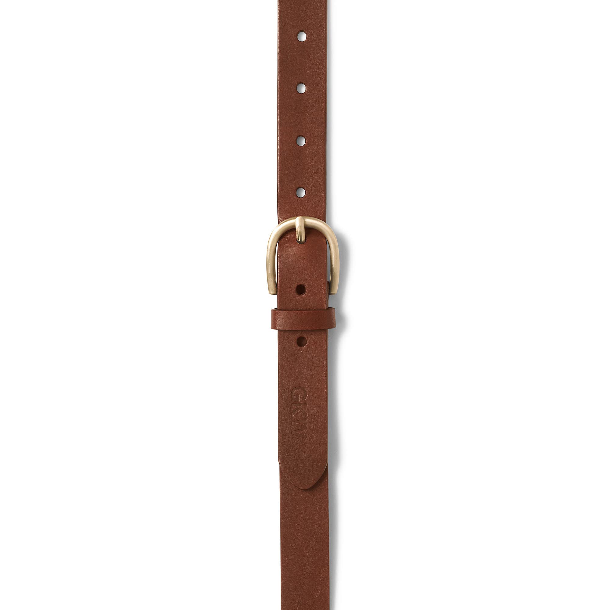 Lands' End W Classic Leather Belt Cognac
