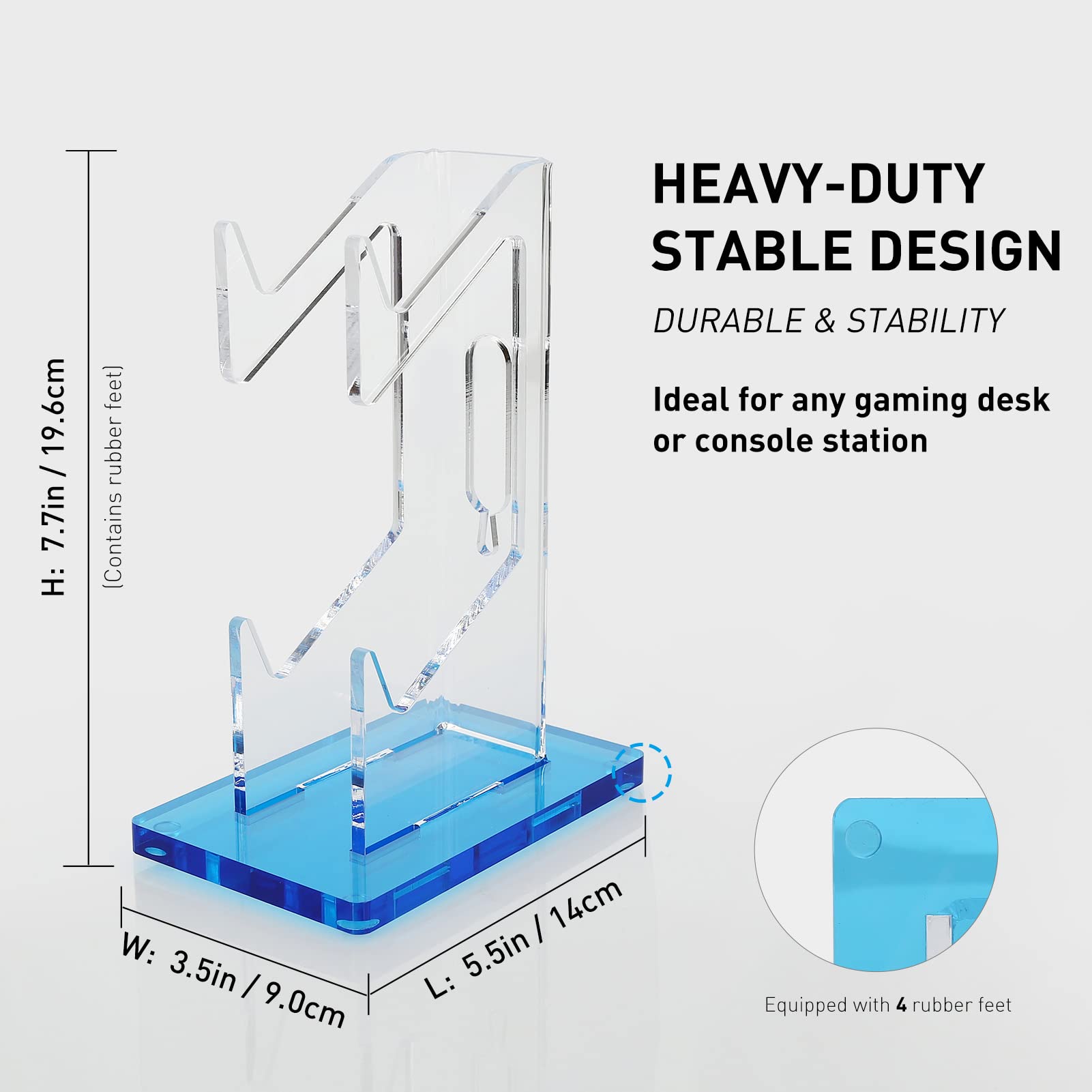 OAPRIRE Universal Dual Controller Holder for PS4 PS5 Xbox One Switch, Controller Stand Gaming Accessories, Build Game Fortresses