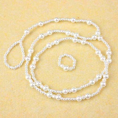 MauSong Pearl Barefoot Sandal Foot Jewelry Anklet Bracelet Ankle Chain, 1 Pieces