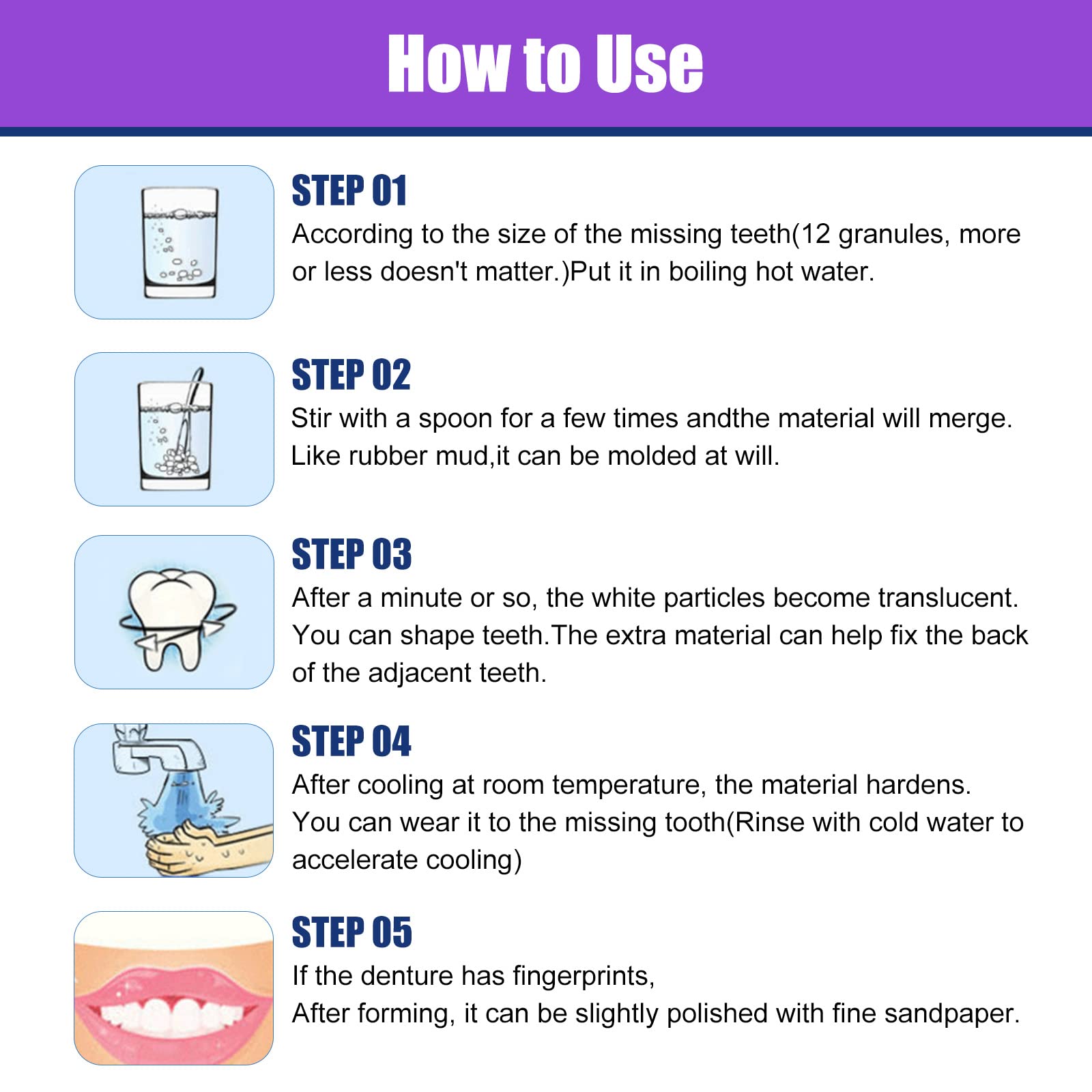 Tooth-Repair-Kit Moldable-False-Teeth-for-Temporary-Tooth-Repair Fake-Teeth- Replacement-Kit-for-Confident-Smile