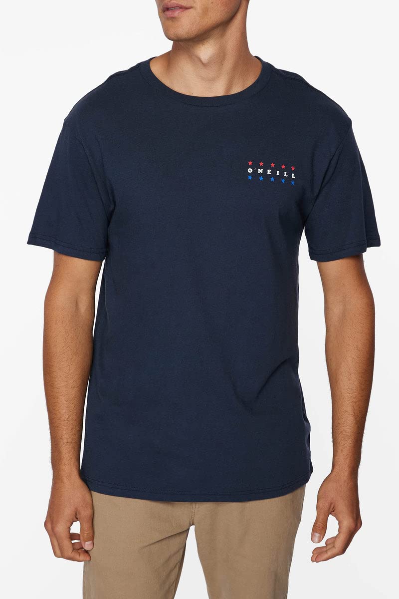 O'NEILL Mens Uncle Shaka Graphic Short Sleeve T-Shirt, New Navy, XL