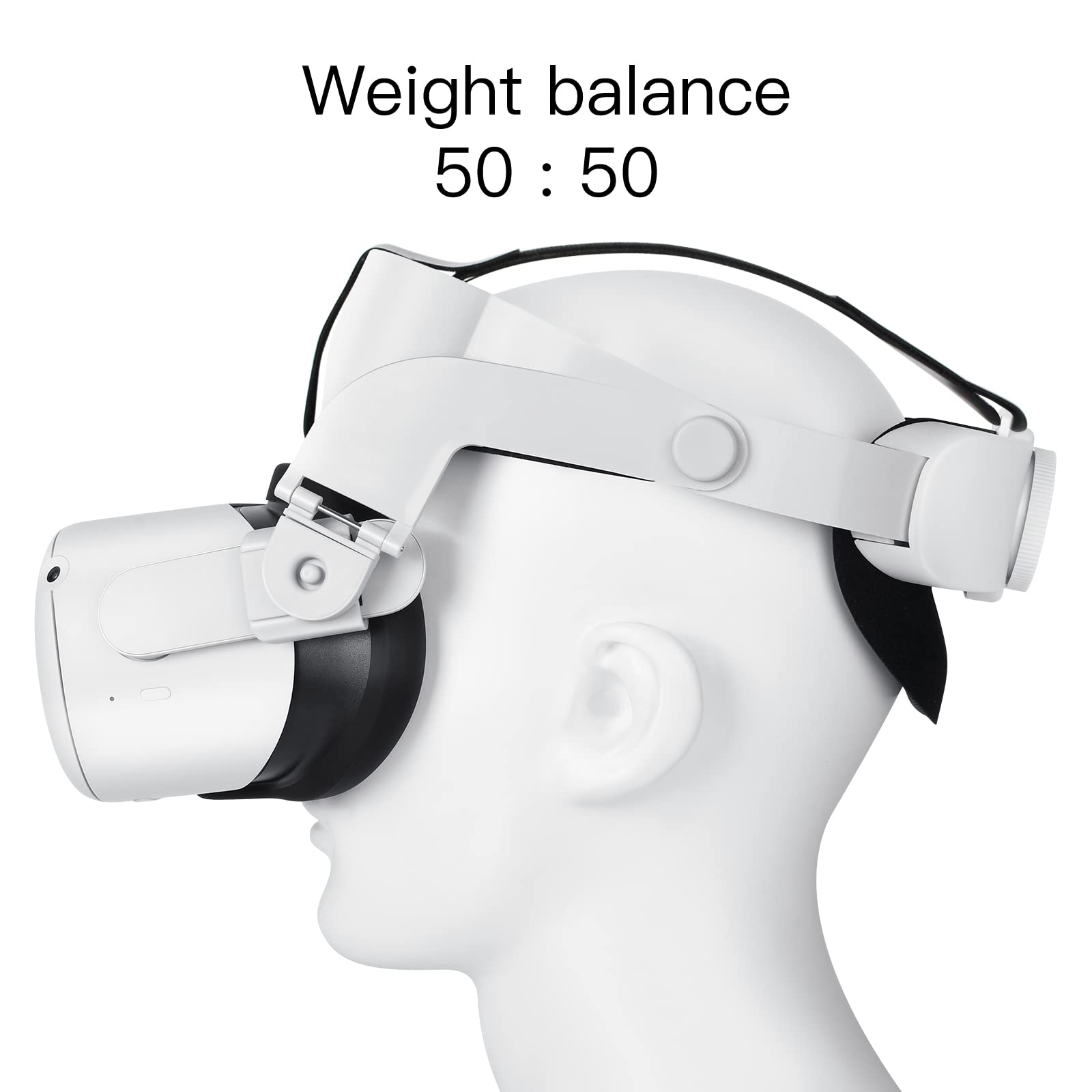 Quest 2 Head Strap - Oculus Quest 2 Elite Strap - Oculus Quest 2 Accessories Head Strap, Enhanced Support and Comfort in VR,Durable and Lightweight
