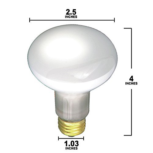 KOR - (Pack of 6) 45R20/FL 120V - 45 Watt R20 Flood - E26 Base 45W - Light Bulbs - Incandescent
