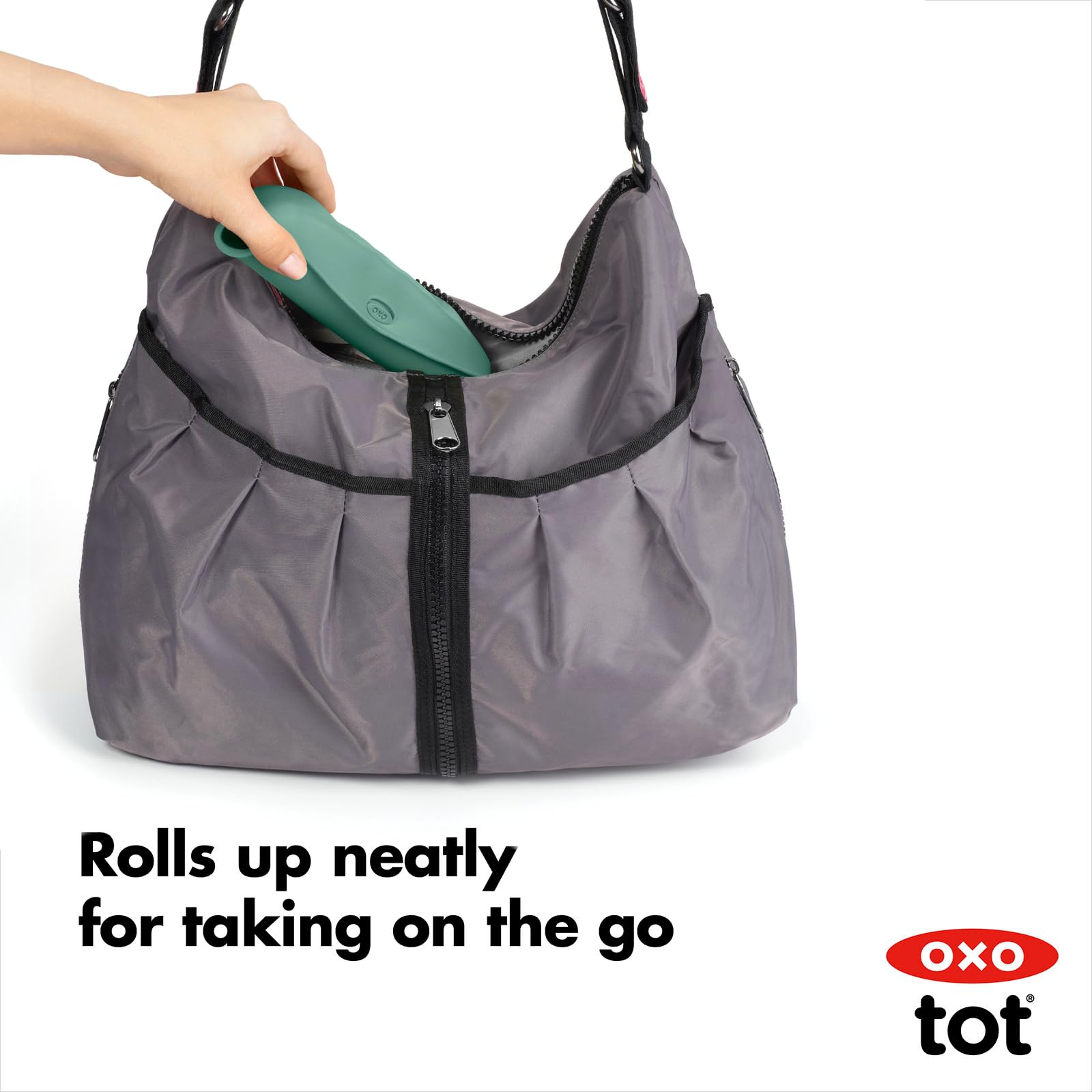 OXO Roll-Up Bib (2 Pack) Limited Edition Sage/Gray