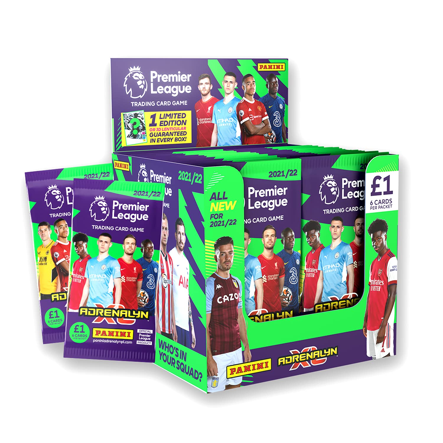 Panini Premier League 2021/22 Adrenalyn XL (x70 Packs)