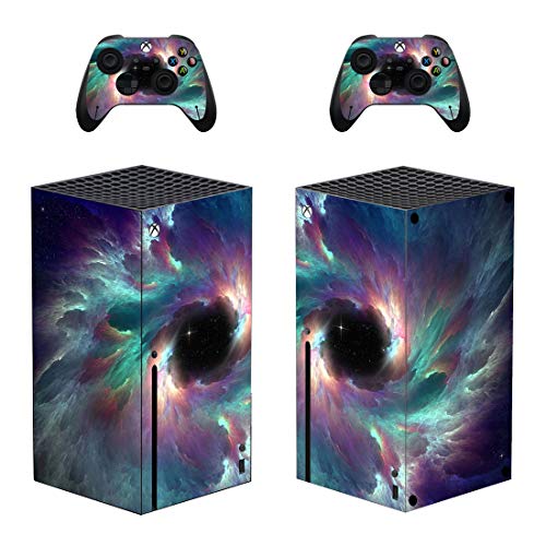 multi color Xbox Series X Skin Set Full Faceplates Skin Console & Controller Decal Stickers by FELIPE SEIJI KUBA
