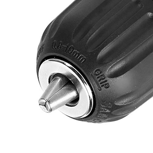 Yakamoz Quick Change 1/4-Inch Hex Shank 0.8-10mm Clamping Capacity Keyless Drill Chuck Screwdriver to Drill Converter Conversion Tool | 3/8-24UNF Mount ¡