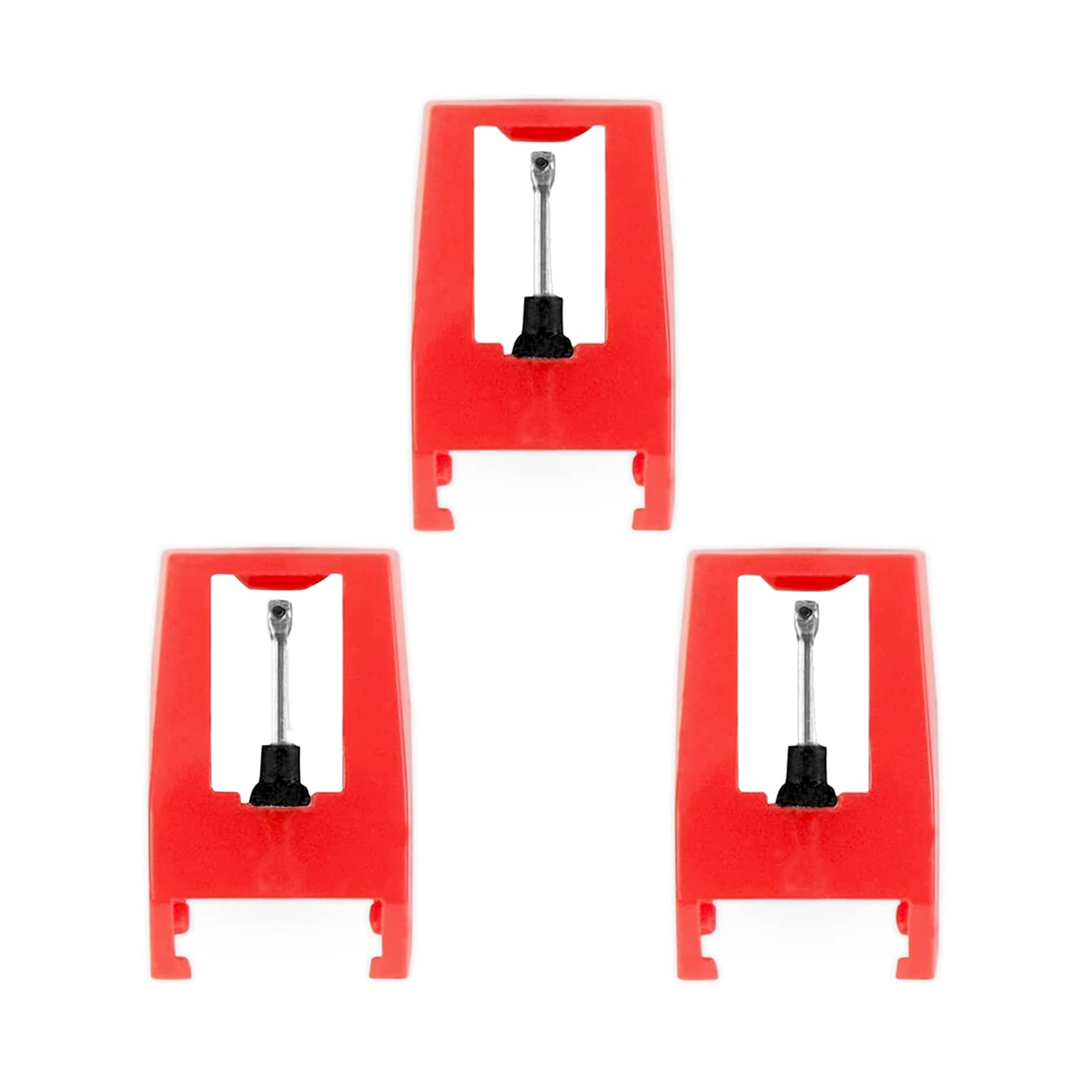 Record Player Needle, Universal Record Needle Replacement for Vinyl Record Player, LP Player, Turntable, Phonograph(Pack of 3)