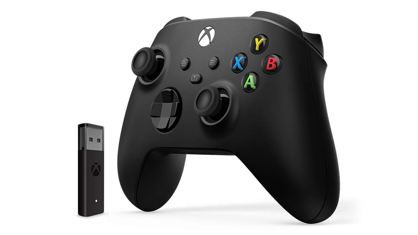 Microsoft Xbox Wireless Controller + Wireless Adapter for Windows 10