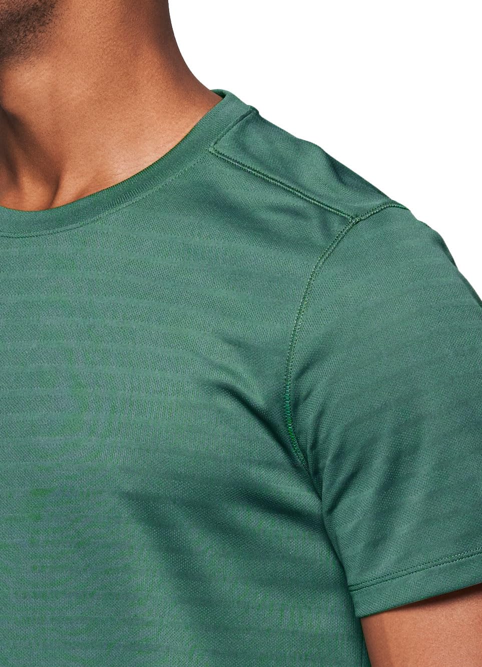 RBX Active Men's Quick Drying Short Sleeve Gym Running Tee Box Grid Black M