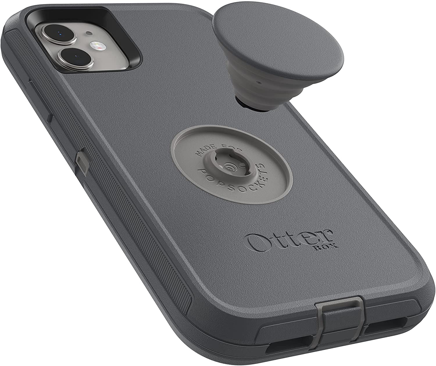 OtterBox + Pop Defender Series Case for iPhone 11 (NOT Pro/Pro Max) Non-Retail Packaging - Howler Grey