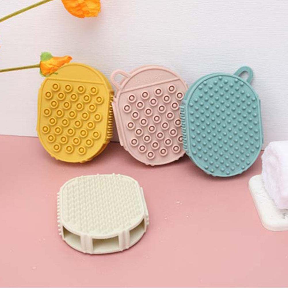 TPE Antibacterial Bath Exfoliating Cleansing Brush Soft Skin-friendly Back Scrub Body Deep Cleansing Massage Brush Bathing lotion aloofa scrub back, tool,jet rotating cleaner body, sponges,men