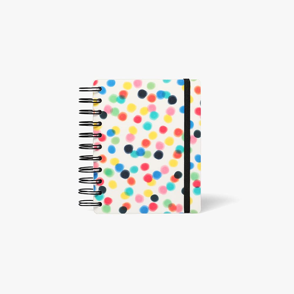 Paperchase A6 Dots Wiro Notebook, Journal, Notepad, 280 Lined Pages, 100 GSM