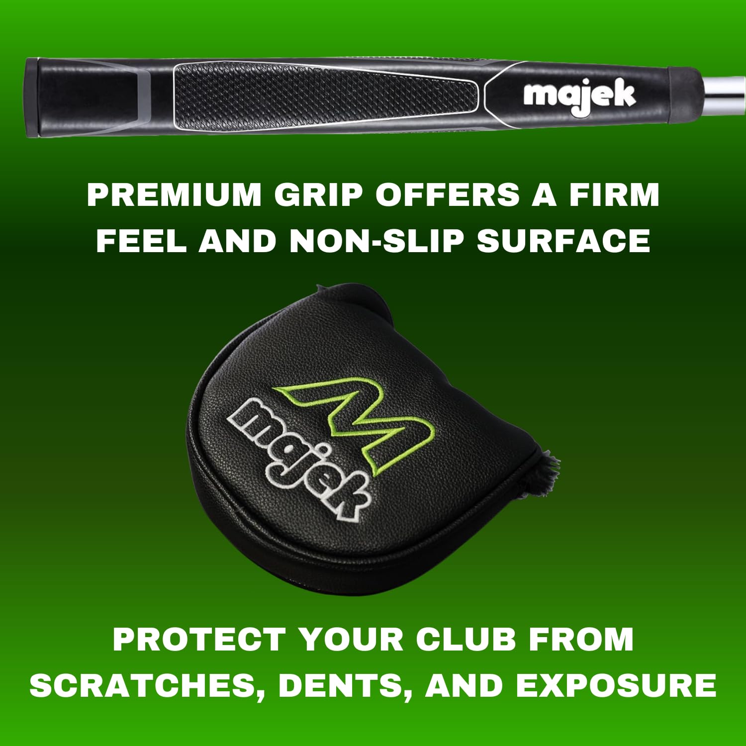 Majek K5 P-202 Golf Putter Right Handed Claw Style with Alignment Line Up Hand Tool 34 Inches Standard Lady's Perfect for Lining up Your Putts