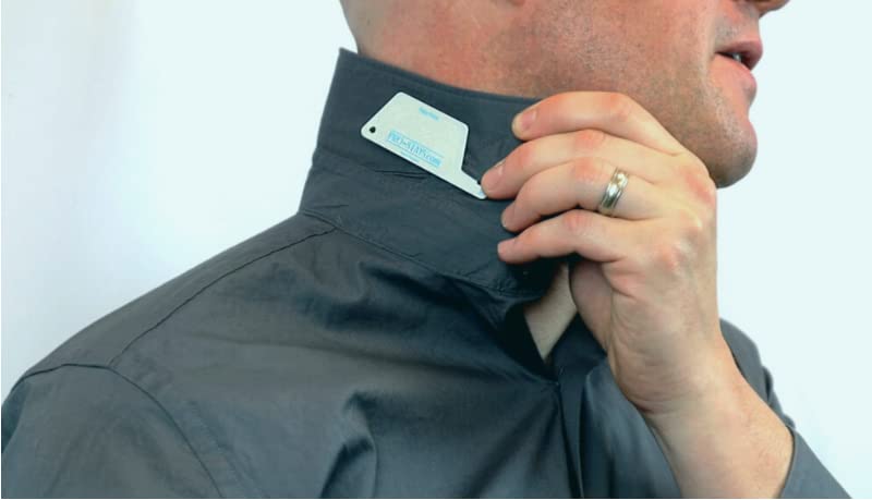 Pro-Stays Collar Stays for Men – Comfortable & Hidden Collar Stay Insert, TSA Friendly, No Messy Magnets, Made in USA