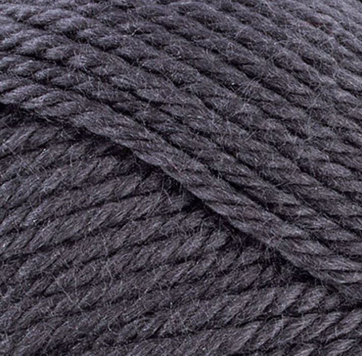 Red Heart Yarn Soft Essentials Yarn - Charcoal - Bulky Weight 5 - 3 Pack Bundle with Bella's Crafts Stitch Markers