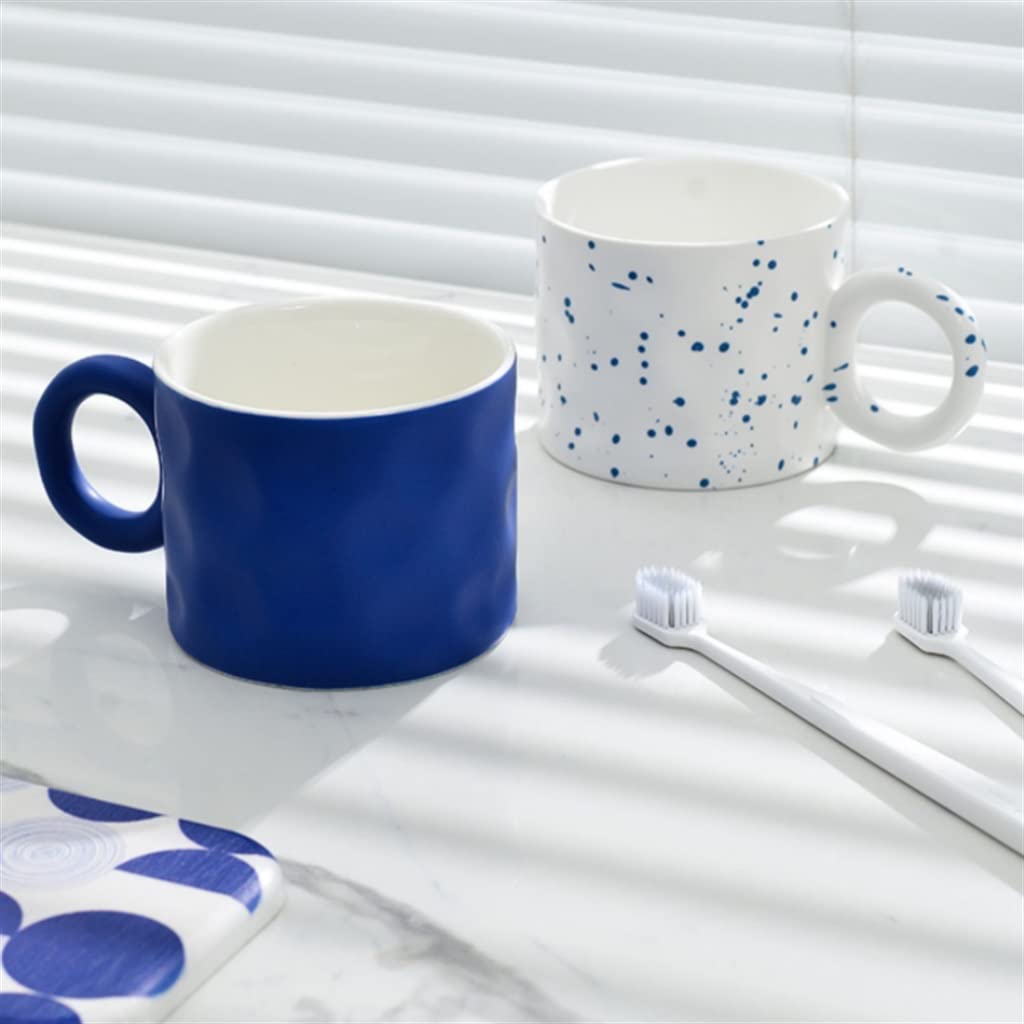 UXZDX Family Couple Washing Cup Pair Set Mouthwash Cup Toothbrush Cup Tooth Cylinder Ceramic Tray