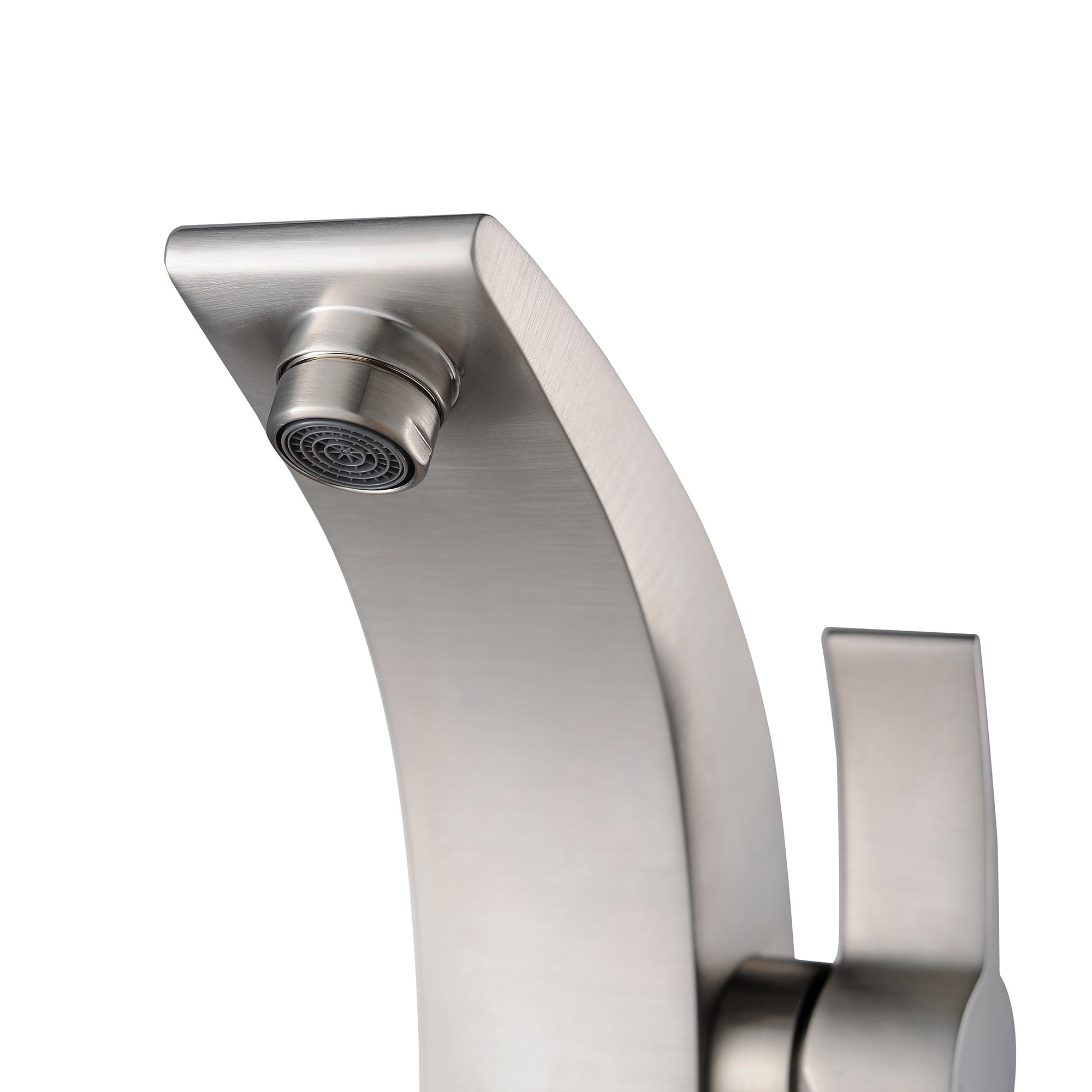Kraus KEF-14701BN Illusio Single Lever Basin Bathroom Faucet Brushed Nickel