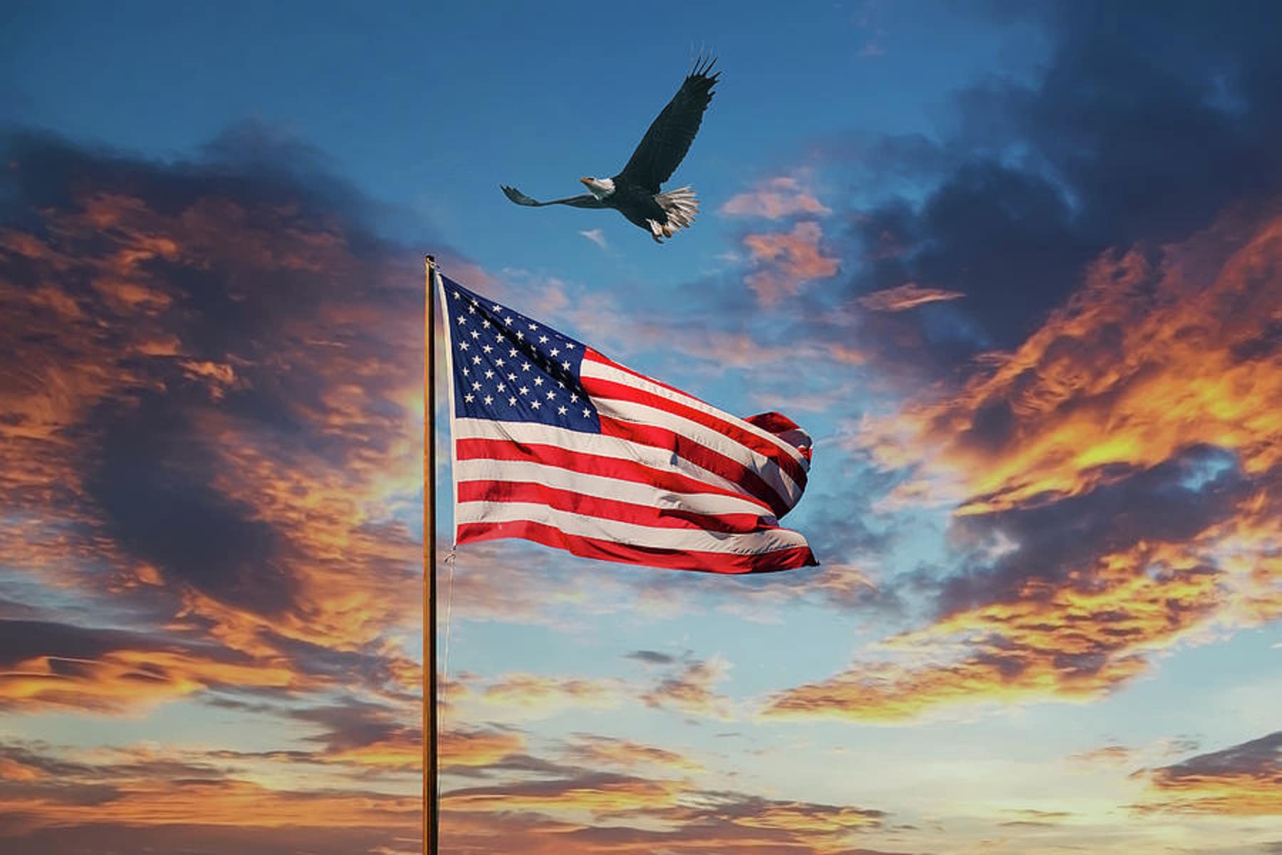 This 4x6 ft American Flag For Outside, USA Flags Strongest, Longest Lasting, Heavy Duty Nylon, Embroidered Stars, Sewn Stripes, Brass Grommets Perfect for Outdoors! Premium US Flag