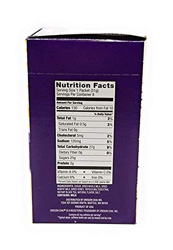Oregon Chai Original Chai Tea Latte Mix 3 Pack (3 pack, 8 count each) -On the Go Instant Chai Tea Latte Mix - 3 Pack Oregon Chai Tea Mix (24 packets)