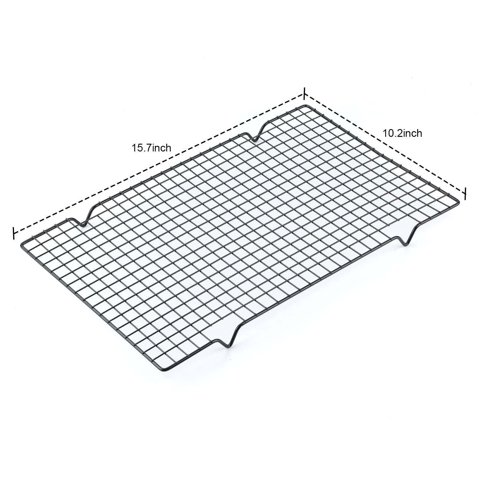 SCDGRW Pack of 5 Cooling Rack, 10” x 16” Wire Rack Baking Rack, Oven Cooking Rack, Heavy Duty Baking Rack For Oven Cooking,Fit Half Sheet Panf, Roasting, Cooking, Drying
