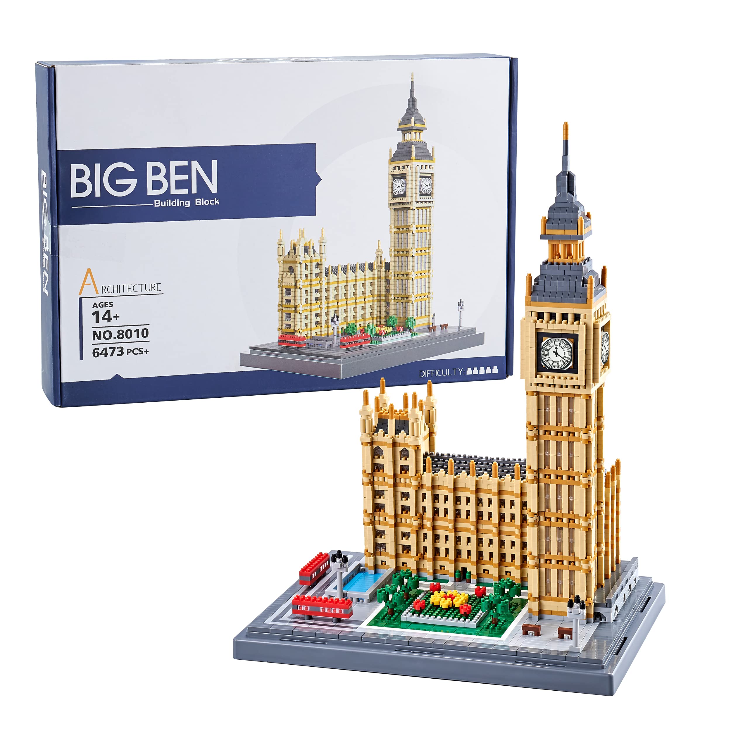 LUKHANG Gift Architecture : Dubai Skyline Model Building Set Model Kit and Gift for Kids and Adults,Micro Mini Block 2545pieces (with Color Package Box)