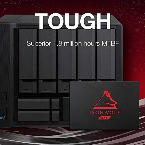 Seagate IronWolf 125 SSD 4TB NAS Internal Solid State Drive - 2.5 Inch SATA 6Gb/s speeds of up to 560MB/s, 24x7 performance with Rescue Service (ZA4000NM1A002)