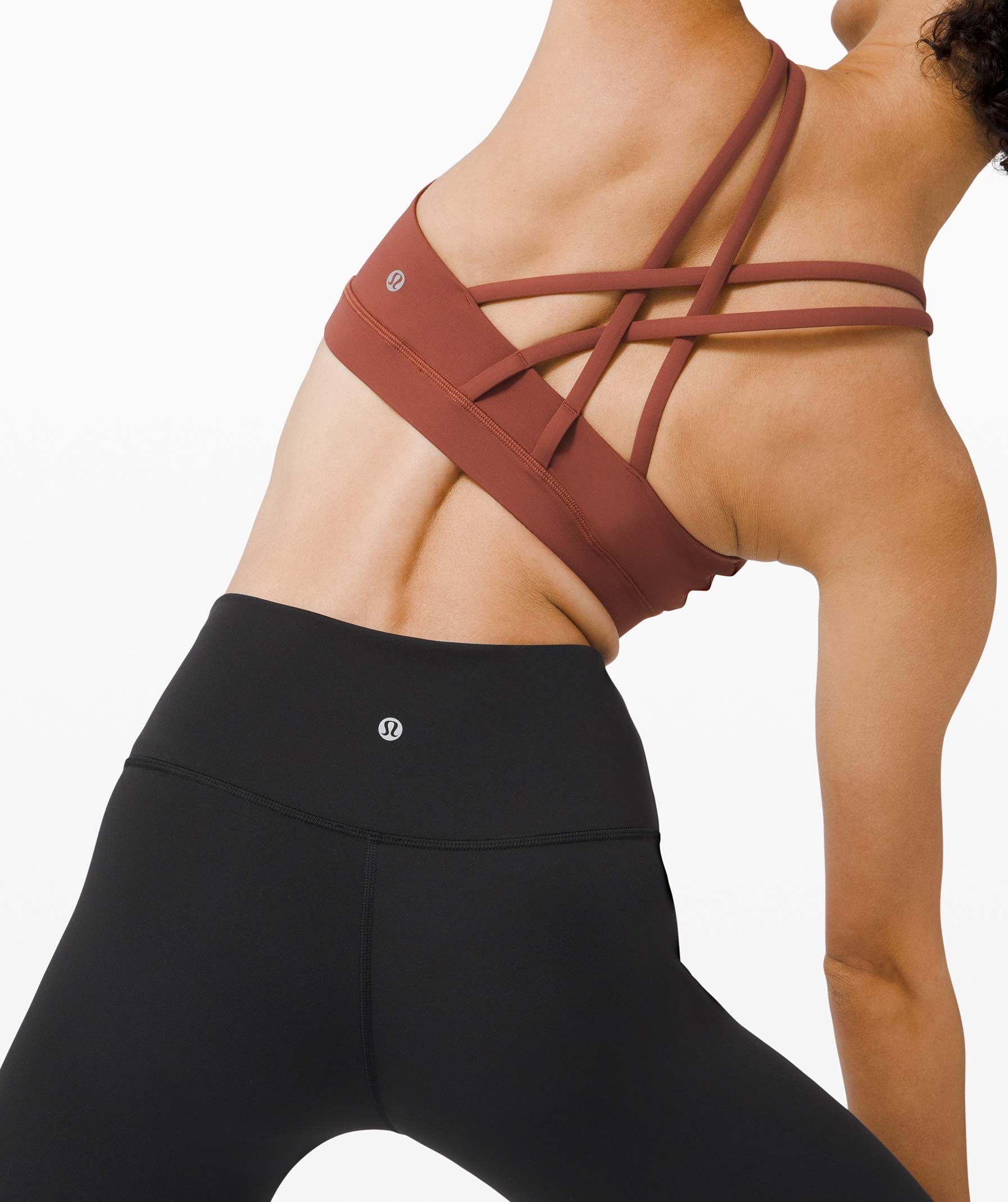 Lululemon Athletica Wunder Under High Rise Crop 23 inches Yoga Pants (Black, 8)