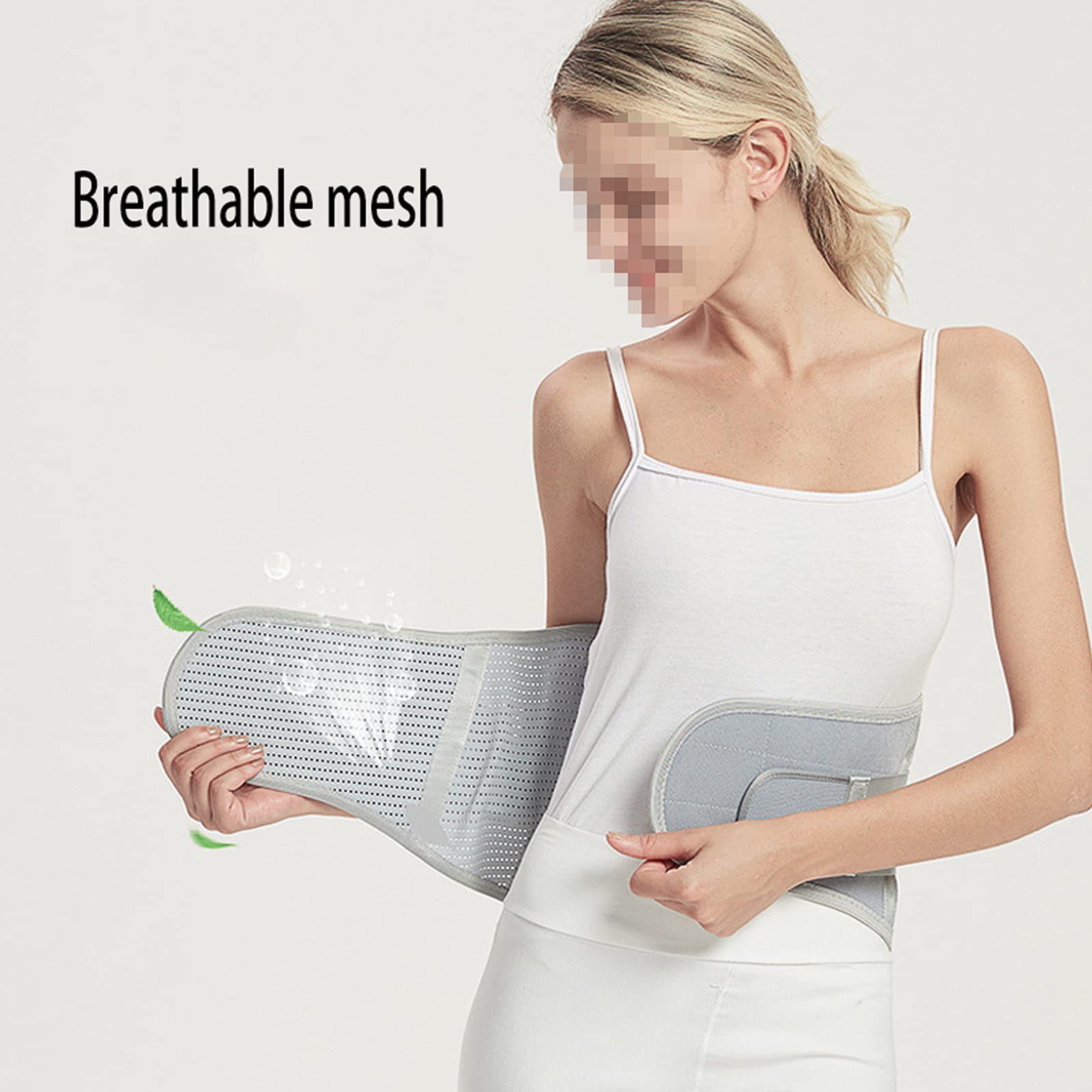 Lumbar Support Belt Lower Back Support Brace with Detachable Metal Spring Strips for Pain Relief Injury Prevention Scoliosis Herniated Disc,XL