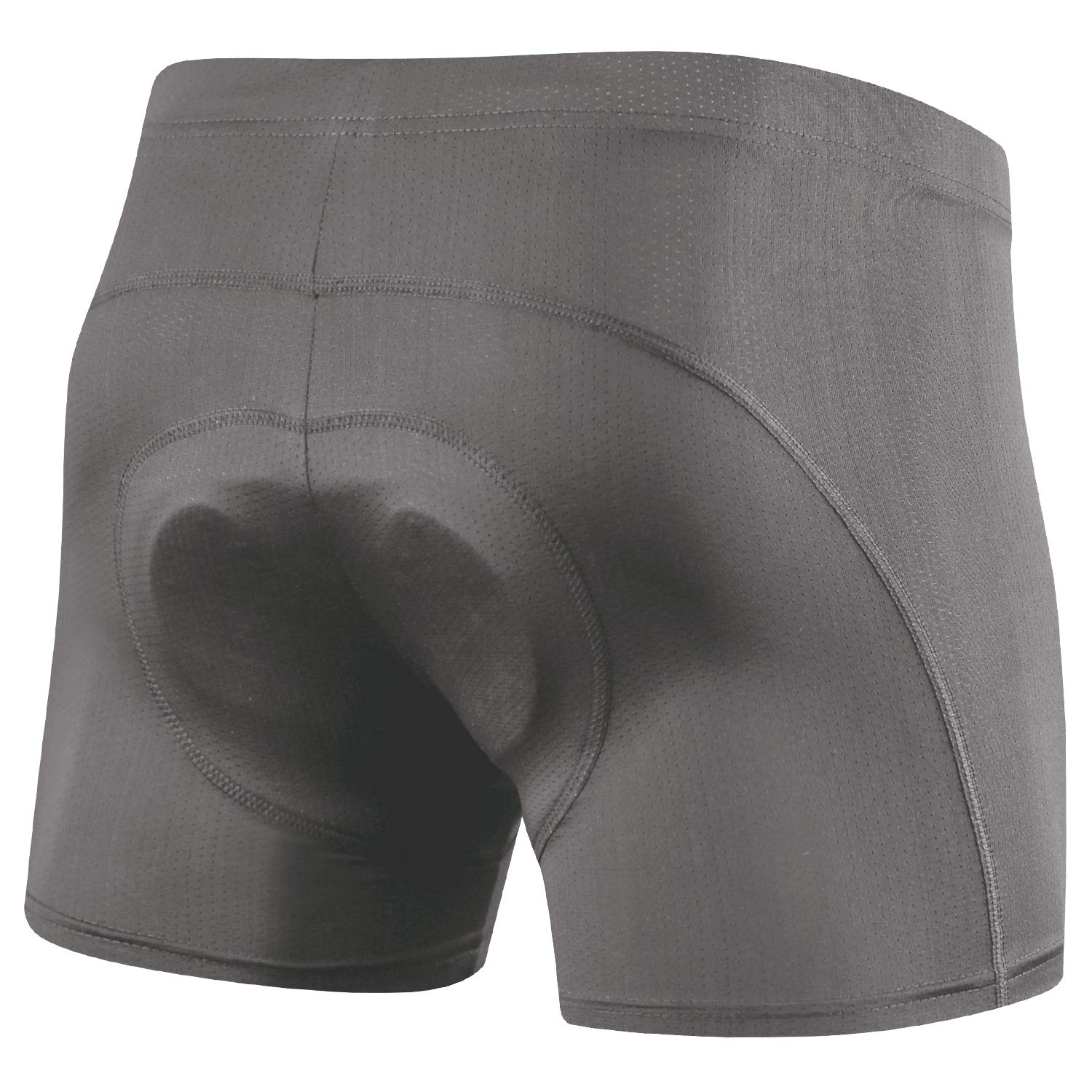 MUCUBAL Men's 3D Padded Cycling Underwear shorts MTB Bike Bicycle Undershorts(Grey,XXL)