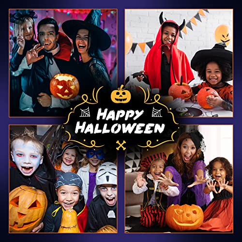 Pumpkin Carving Kit with Hammer - Halloween Decor - Pumpkin Carving Stencils - Pumpkin Carving Tools for Halloween Decoration, Safe & Easy for Kids - 24 Pieces