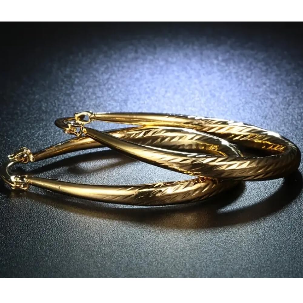 Lightweight Teardrop Hoop Earrings for Women