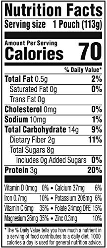 Plum Organics Mighty 4 Blends Strawberry Banana, Greek Yogurt, Kale, Oat & Amaranth, 4oz (Pack of 6)
