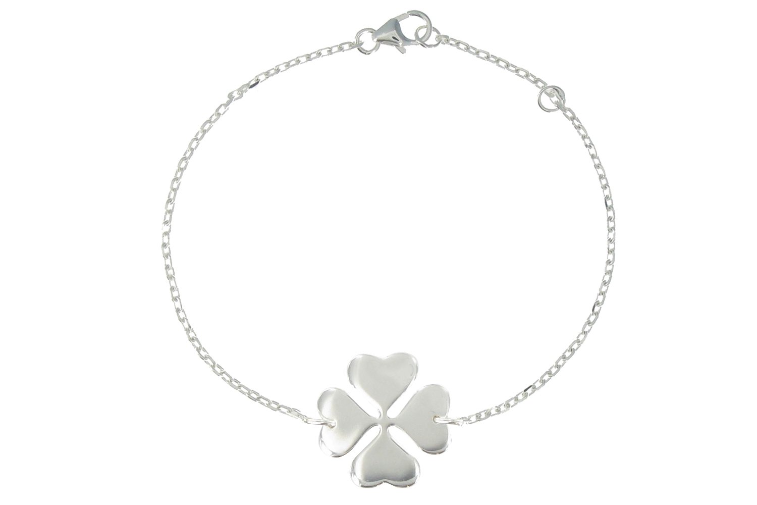 LES POULETTES JEWELS - Sterling Silver Lucky Clover Bracelet
