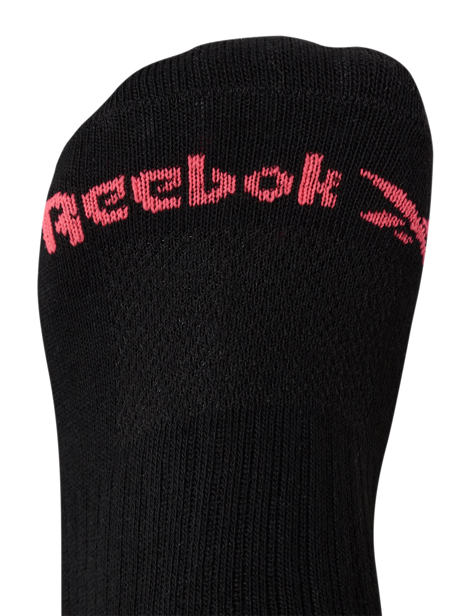 Reebok Women's Athletic Socks - Performance Low Cut Socks (6 Pack), Size 4-10, Grey/Pink