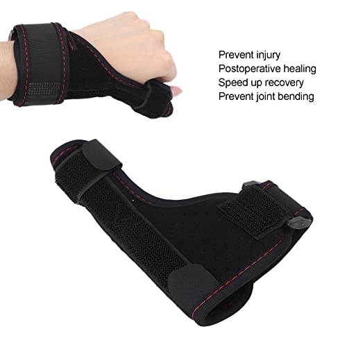 Qionia Adjustable Finger Splint, Prevent Injury Finger Aluminum Brace Fasten Recovery Breathable Lightweight for Injury Fixation